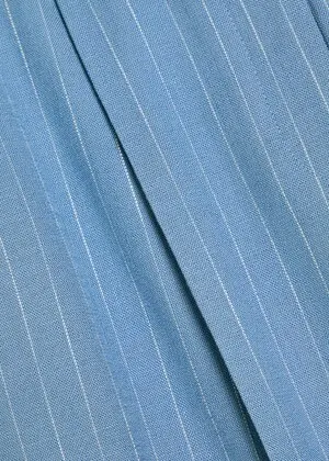 Veronica Beard Heyser Striped Wide-leg Trousers