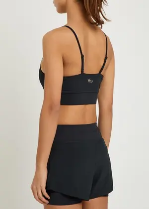 NOW YOU LIVE Leamington Stretch-jersey Bra Top