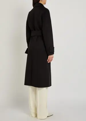 JOSEPH Arlina Wool And Cashmere-blend Coat - Black