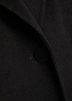 JOSEPH Arlina Wool And Cashmere-blend Coat - Black