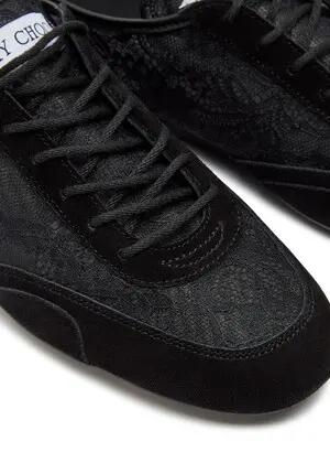 JIMMY CHOO Panelled Lace Sneakers