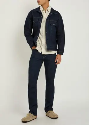 BLUE BLUE Slim Straight-leg Jeans