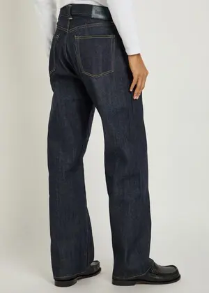 BLUE BLUE Relaxed Wide-leg Jeans