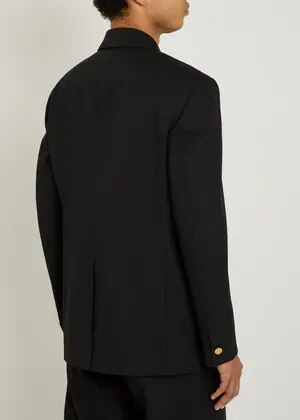 Versace Wool Double-breasted Blazer