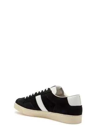 TOM FORD Panelled Leather And Suede Sneakers - Black