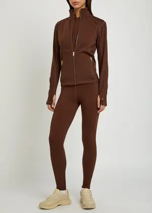 NOW YOU LIVE Willoughby Stretch-jersey Leggings