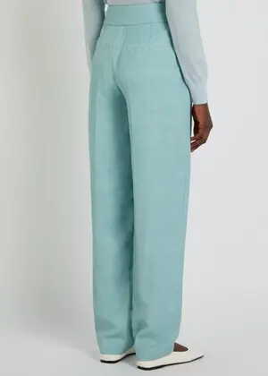 JOSEPH Aix Tapered-leg Woven Trousers