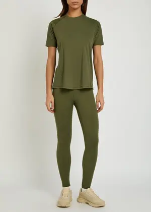 NOW YOU LIVE Willoughby Stretch-jersey High-rise Leggings