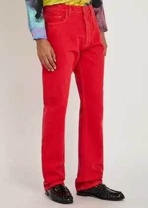 Versace Straight-leg Jeans - Red