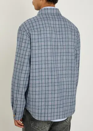 Versace Checked Wool Shirt