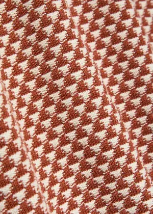 Varley Jenson Patterned Cotton-knit Tank - Bronze