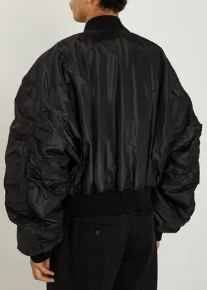Rick Owens Silk Bomber Jacket