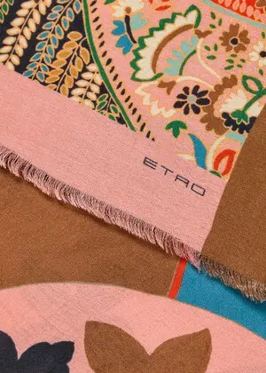 Etro Printed Cotton-blend Scarf