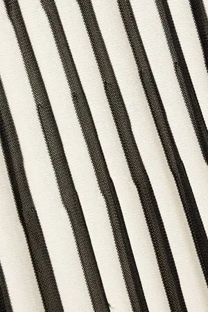 Zimmermann Striped Cotton-blend Midi Dress