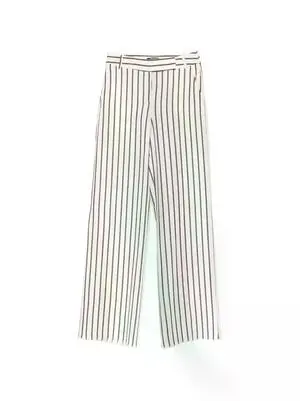 PENNYBLACK Striped Trousers - Neutrals