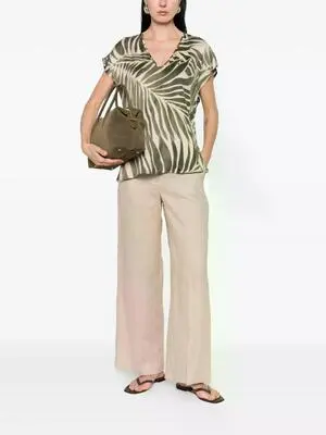 PENNYBLACK Printed V-neck Top