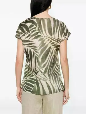 PENNYBLACK Printed V-neck Top