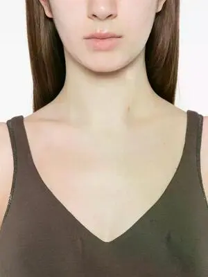 Brunello Cucinelli V-neck Strap Top