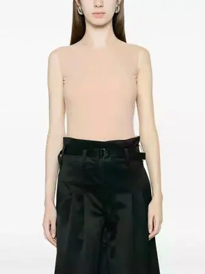 MAISON MARGIELA Sleeveless Bodysuit - Neutrals