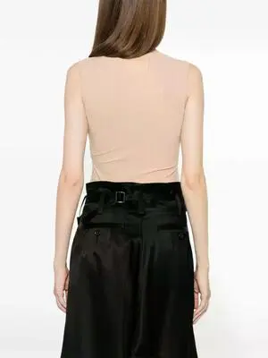 MAISON MARGIELA Sleeveless Bodysuit - Neutrals