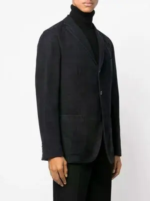 Boglioli Single-breasted Wool Blazer - Blue