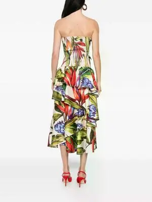 Farm Rio Off-shoulder Midi Dress