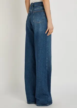 REFORMATION Cary Wide-leg Jeans - Denim