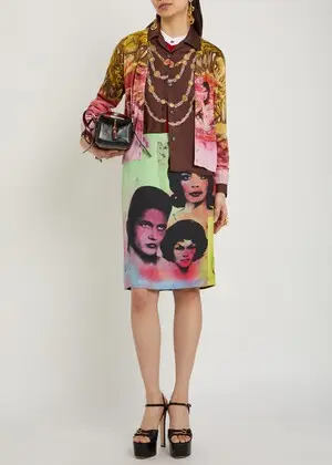 Versace Printed Silk Cardigan - Multicoloured