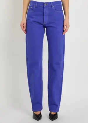 Versace Straight-leg Denim Jeans - Blue