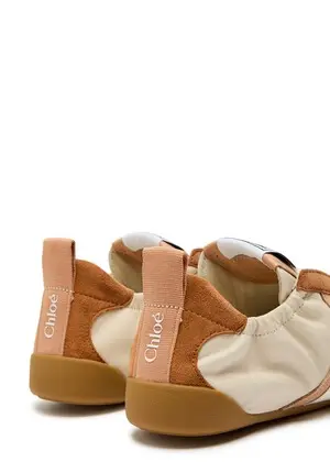 Chloé Panelled Leather Sneakers