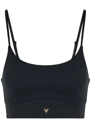 NOW YOU LIVE Leamington Stretch-jersey Bra Top - Black
