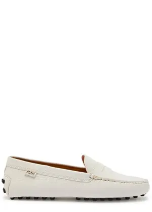 TOD'S Gommino Grained Leather Loafers