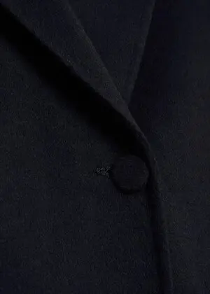 JOSEPH Arlina Double-breasted Wool And Cashmere-blend Coat - Navy