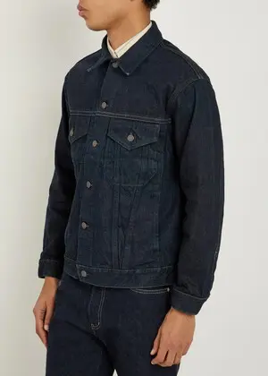 BLUE BLUE Panelled Denim Jacket