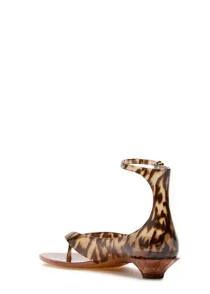 Chloé Jelly Thong Sandals - Brown