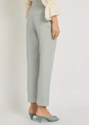 Chloé Tapered-leg Trousers - Grey