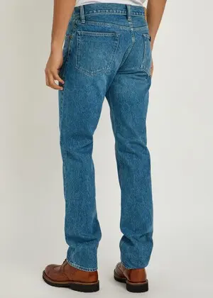 BLUE BLUE Slim Straight-leg Jeans
