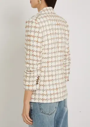 Veronica Beard Ryland Checked Tweed Jacket