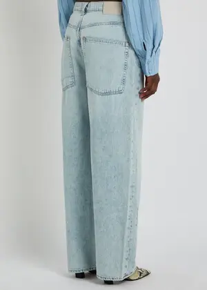 Free People High-rise Wide-leg Jeans