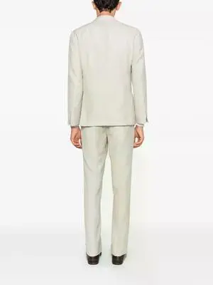 LARDINI Notched-lapel Single-breasted Suit - Neutrals