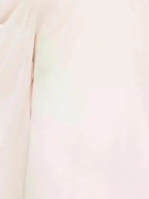 D.exterior Cold-shoulder Blouse