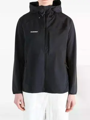 MAMMUT Zip-up Hooded Jacket - Black