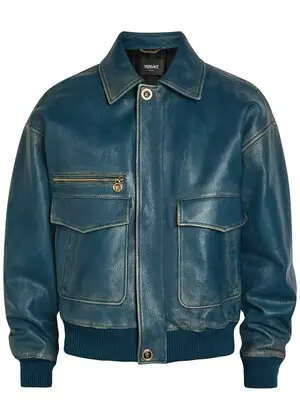 Versace Distressed Jackets For Men