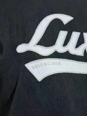 Balenciaga Logo-embroidered Layered Dress
