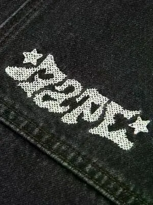 AAPE BY *A BATHING APE Moonface-appliqué Jeans