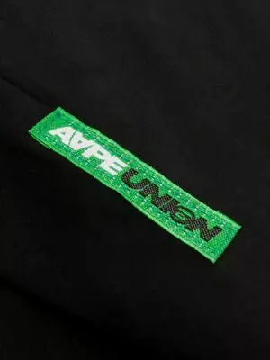 AAPE BY *A BATHING APE Logo-patch Shorts - Black
