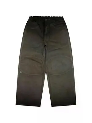 AAPE BY *A BATHING APE Logo-appliqué Wide-leg Trousers - Grey