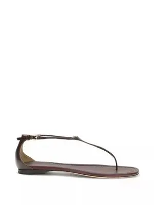 FRANCESCO RUSSO T-strap Square-toe Sandals