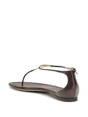 FRANCESCO RUSSO T-strap Square-toe Sandals