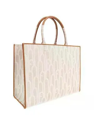 Furla Patterned Tote Bag - Neutrals